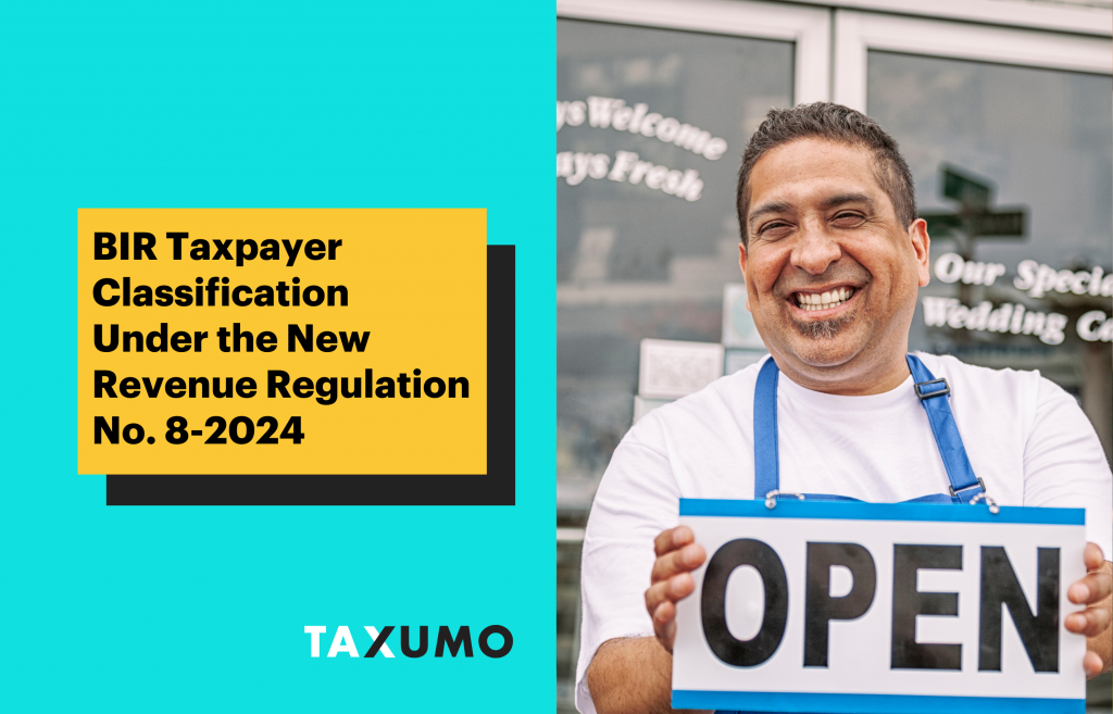 BIR Taxpayer Classification Under the New RR No. 8-2024